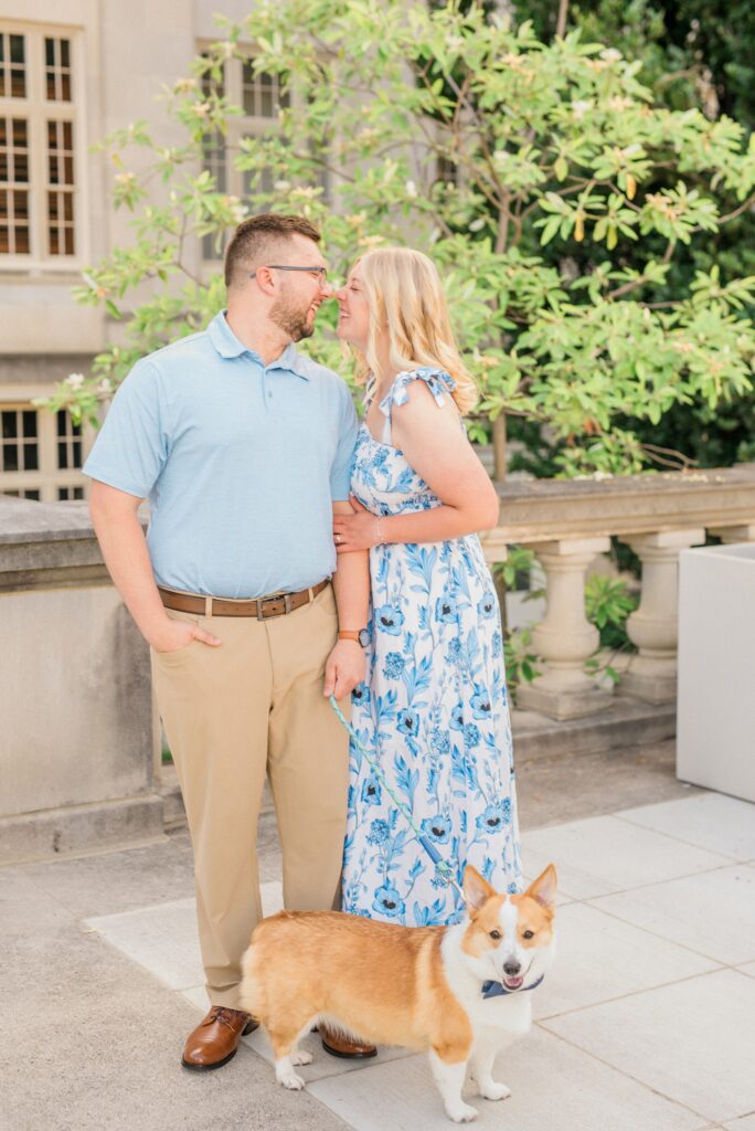 Scioto Mile Engagement | Bridget + Logan - Hailey Lauren Photography